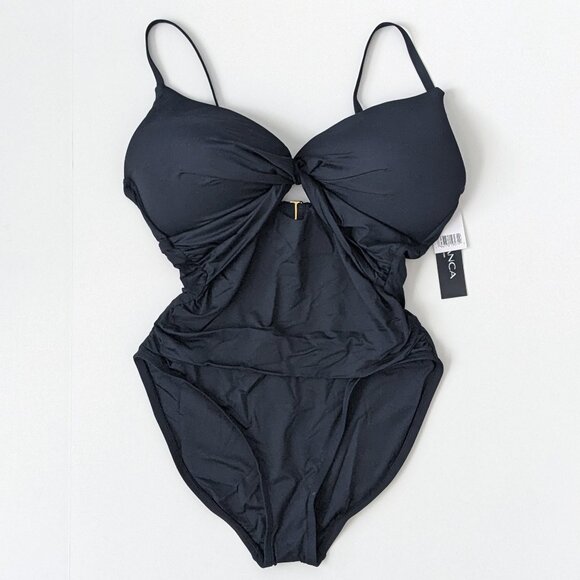 La Blanca | Swim | La Blanca Island Goddess Twist Keyhole Onepiece ...